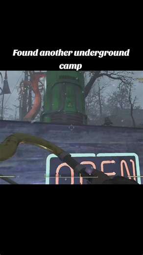 Exploring Underground Camps in Fallout 76