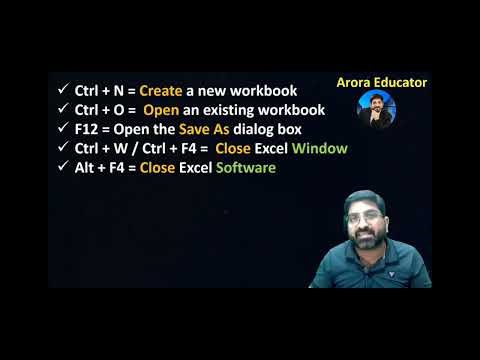 MS EXCEL | CLASS -2 | BY SACHIN ARORA SIR | KVS | NVS | UP POLICE COMPUTER OPERATOR | UP LEKHPAL 