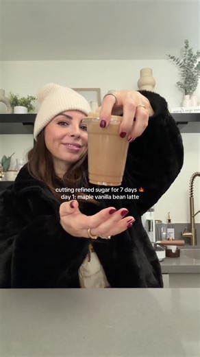 Cutting Refined Sugar: Day 1 Maple Latte Recipe