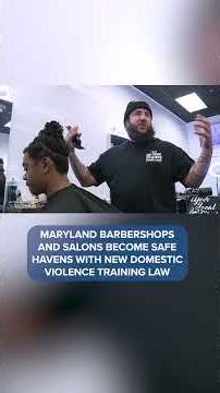 "Barbershops are a safe space" #localnews #news #maryland