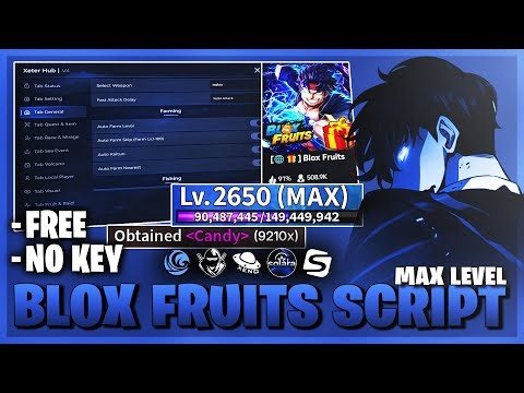 🌐 Blox Fruits Script NO KEY — Auto Farm, Auto Boss, Auto Raids, Sea Events, Fruit ESP & More! 🔥