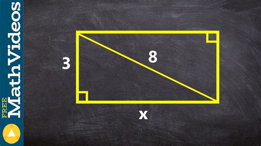 Missing a leg? Use Pythagorean theorem to find the missing side