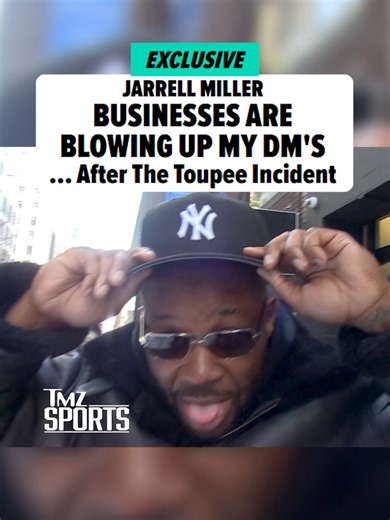 🚨 Exclusive: Jarrell Miller went viral over the weekend after an uppercut knocked the toupee off his head in the middle of his boxing match at Madison Square Garden ... but the incident might not be the worst thing -- 'cause he tells TMZ Sports his DMs have been flooded with companies looking to help him out!