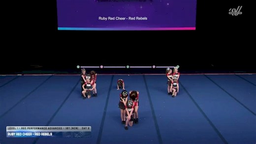 Ruby Red Cheer - Red Rebels [2026 L1 - Rec Performance Advanced - 10Y (NON) Day 2] 2026 The Quest