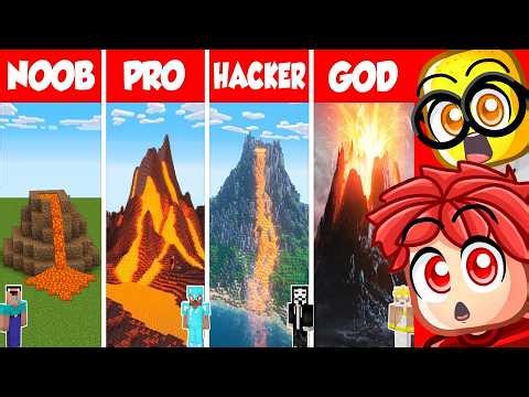 NOOB vs PRO vs HACKER Staví TAJNÉ BASE v Minecraftu...