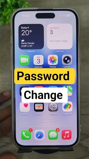 how to change iphone password | iphone screen lock password change #techshorts #iphone #screenlock