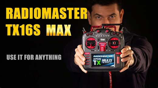 Radiomaster TX16S MAX is all you need for your RC planes, helicopters, quads, cars, boats, robots