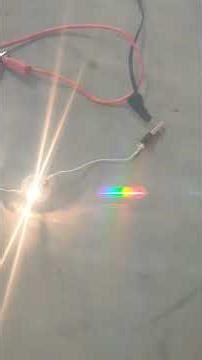 Dispersion demo using Diffraction Grating