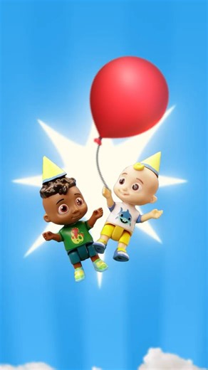 Happy Birthday! 🎈Let's Fly on a Balloon to Birthday Cake Land🎂! #shorts