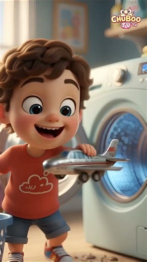 Magic Washing Machine Toy Surprise 🫧 Fun Toddler Learning | Kids Shorts | Learn With ChuBooTV #kids