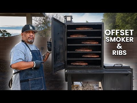 Smoked Ribs on an Offset Smoker (Clean Smoke & Fire Management Explained)