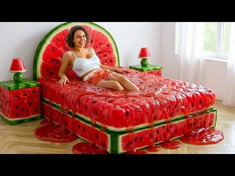 Which Fantasy Bed Would You Keep Forever? 🍉✨🛌| The Ultimate Satisfying Oddly Asmr Experience