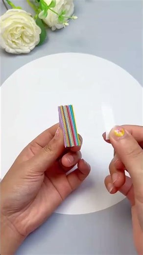 Simple Handmade _ Teach You To Make Colorful Umbrellas In 20 Seconds