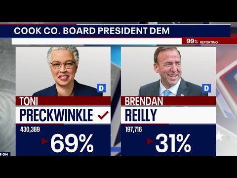 Toni Preckwinkle fends off primary challenge in race for Cook County Board president