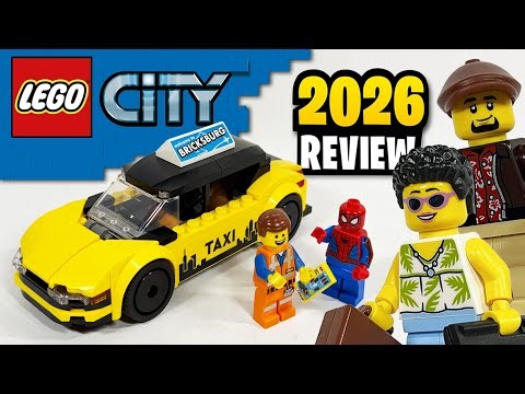 LEGO City Yellow Taxi (60487) - 2026 Set Review - THE LEGO MOVIE REFERENCE & PERFECT MARVEL SET!?!?