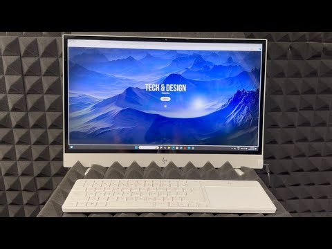 How to Turn On for the first time HP Envy Move 23.8 in. Touchscreen All-in-One Portable Desktop