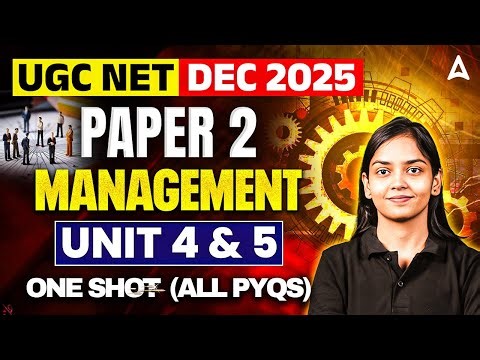UGC NET Management Marathon | UGC NET Management Questions By Kanupriya Mam
