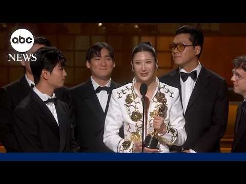 'Golden' from 'KPop Demon Hunters' wins Oscar for best original song