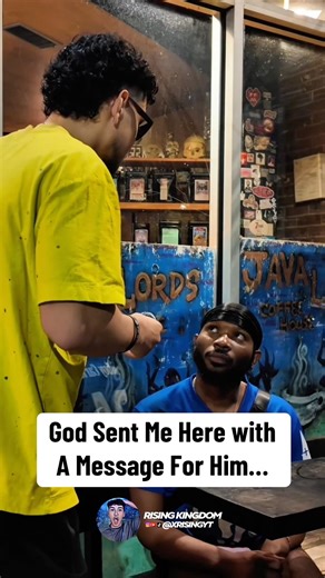 Man at an LGBTQ+ Bar Gets a Message from the Lord 😳 #Viral #Fyp #Heaven