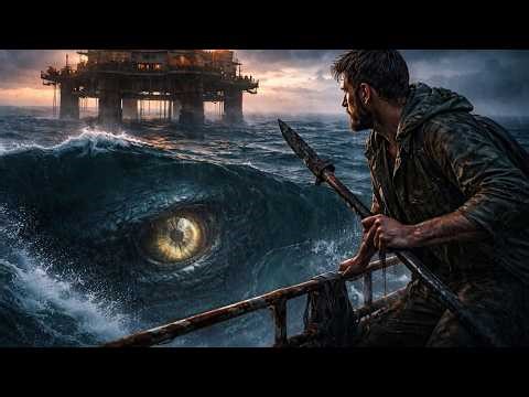 Undersea Monster Legends: Surviving 100 Days on an Abandoned Oil Rig#oceanmysteries.