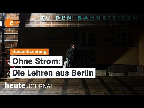 heute journal vom 05.01.2026 Stromausfall in Berlin, Maduro vor Gericht, NATO unter Druck