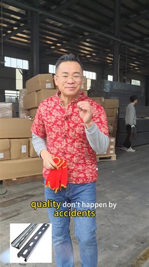 Quality control step by step for strut channel WhatsApp: 86-15916745392 🏭 One factory 🔍 One standard 📏 Every mm checked ⚙️ Every hole inspected 🧪 Every batch tested 📦 Packed before shipping #StrutChannel #SlottedChannel #GalvanizedChannel #HVACChannel | Cable Tray