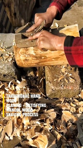 Traditional Hand Wood Planing – Satisfying Manual Wood Shaving Process