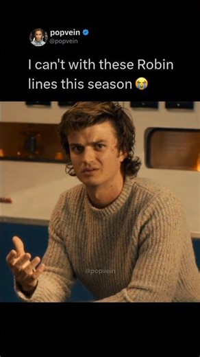 Robin lines this season keep getting freaky 😭