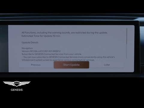 How to do a Manual Navigation Update | All MY25+ Models | How-To | Genesis