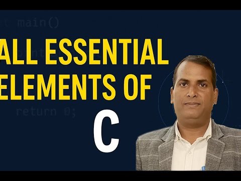 all the essential elements of C