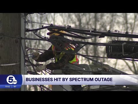 Spectrum customers in CLE experience outages after plow truck hits utility pole