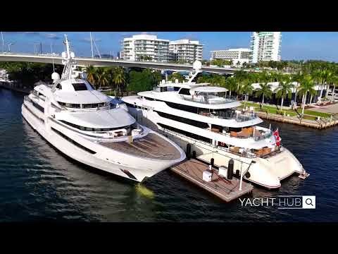 What a bow! 😎 Vibrant Curiosity is an award-winning (280 ft) luxury motor yacht built by Oceanco.