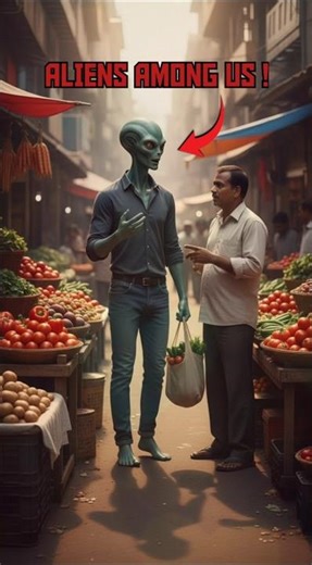 Alien Shopping on Indian Streets 👽 #alien