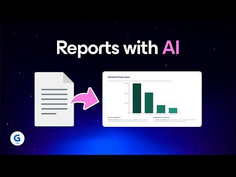 How to create Professional Reports with AI