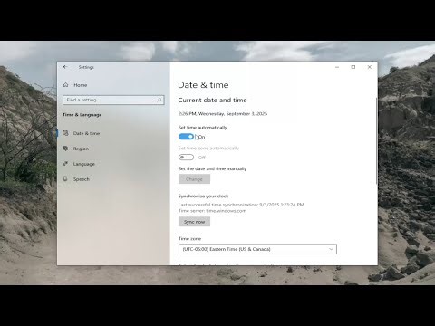 How to Set Time Automatically on Windows 10 [Guide]