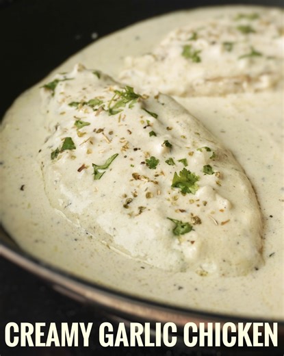 Creamy Garlic Chicken | Seared Chicken Breast In Creamy Sauce #chicken #creamy #garlicchicken #personalgrowth | Jab’s Cooking