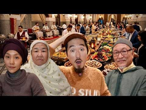 I Took My Korean Parents to a Ramadan Iftar in Morocco 🇲🇦 And this is what happened