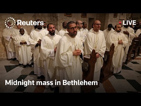 LIVE: Midnight mass at Bethlehem's Nativity Church