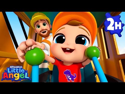 Jobs That Help Our Community 👮‍♂️🩺🚧 | Best of Little Angel Kids Songs & Nursery Rhymes