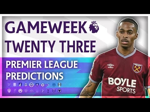 PREMIER LEAGUE PREDICTIONS WEEK 23 25/26