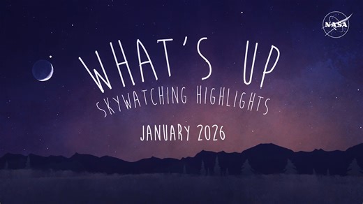 What's up in the night sky for January? Jupiter is at its biggest and brightest all year, Saturn and the Moon get close for a conjunction, and the Beehive Cluster buzzes into view! | NASA Jet Propulsion Laboratory