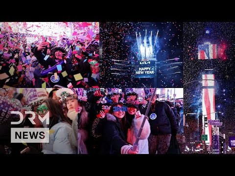 FULL CELEBRATION: Times Square Ball Drops With Fireworks and Semiquincentennial Colors | AQ1B