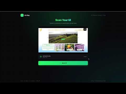 UX-Ray Demo Video for "Hacks for Hackers" Hackathon