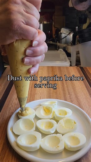 Our must-have deviled eggs recipe uses simple ingredients and ready in 30-minutes (recipe in comments) | A Farmgirl's Kitchen