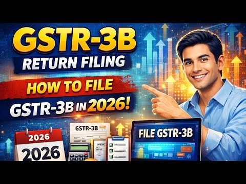 GSTR 3B return filing | How to file GSTR 3B | GST3B return kaise bhare |GST 3B return filing in 2026