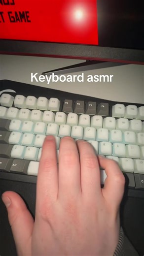 ASMR with my new keycaps #asmr #asmrsounds #asmrvideo #keyboard | ASMR