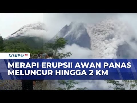 Gunung Merapi Erupsi! Awan Panas Meluncur hingga 2 Kilometer | KOMPAS PETANG