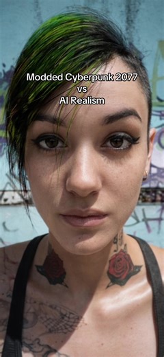 I pushed Cyberpunk 2077 to its limits using graphics mods, then enhanced the same scenes with AI realism to see how close a game can get to real life. This is modded Cyberpunk vs AI realism — and the line between game and reality is getting thin. 👉 Can you tell the difference? Does this still look like Cyberpunk… or does it feel real now? #cyberpunk #cyberpunk2077 #pcgaming #a#aifyp