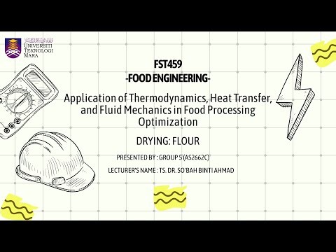 FST459 : DRYING FLOUR