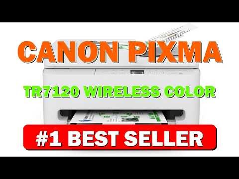 Canon PIXMA TR7120 Wireless Color Inkjet Printer for Duplex Printing, White – - B0FMB4JBJ8